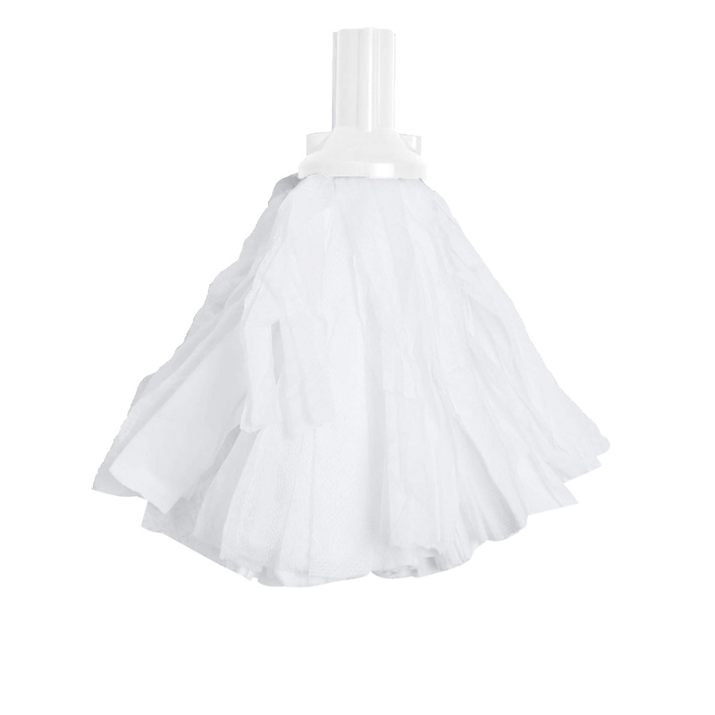 Plastic Socket Mop Head, White - No14 - Wessex Cleaning